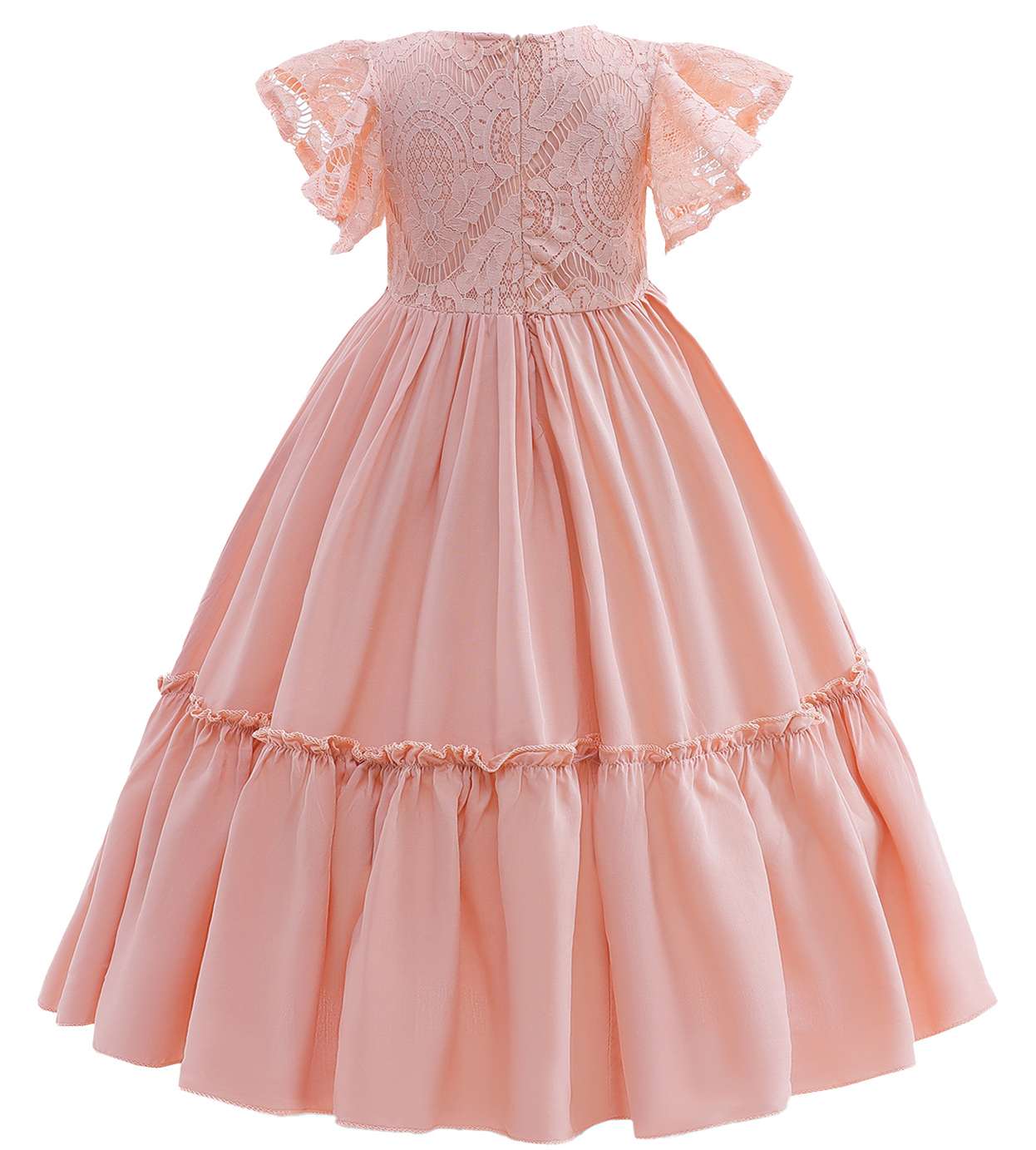 Kleid Mit Rmeln Lang